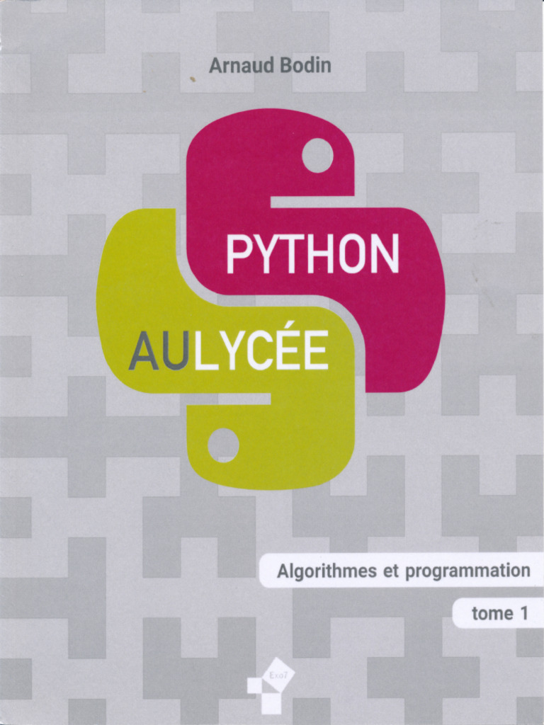 Exo7 Python Au Lycee Tome 1 | PDF