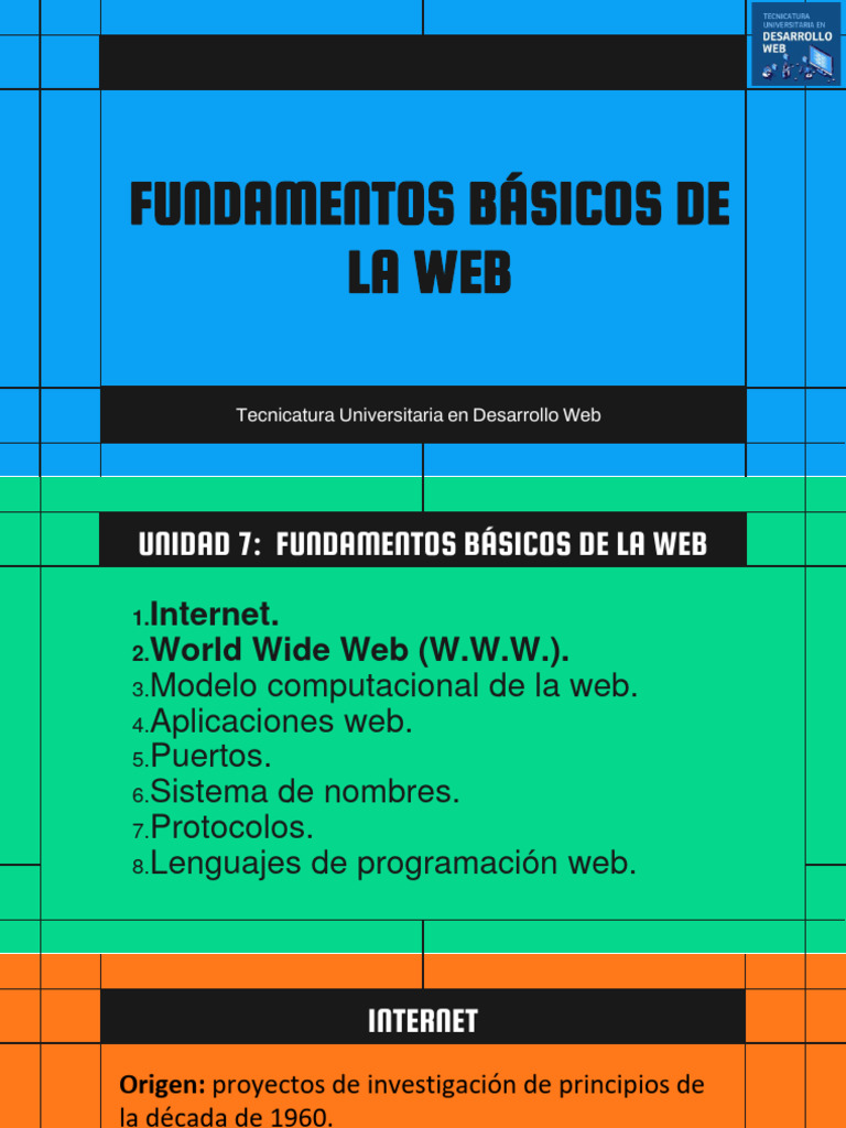 U7 - 09 - Fundamentos Básicos de La Web | PDF