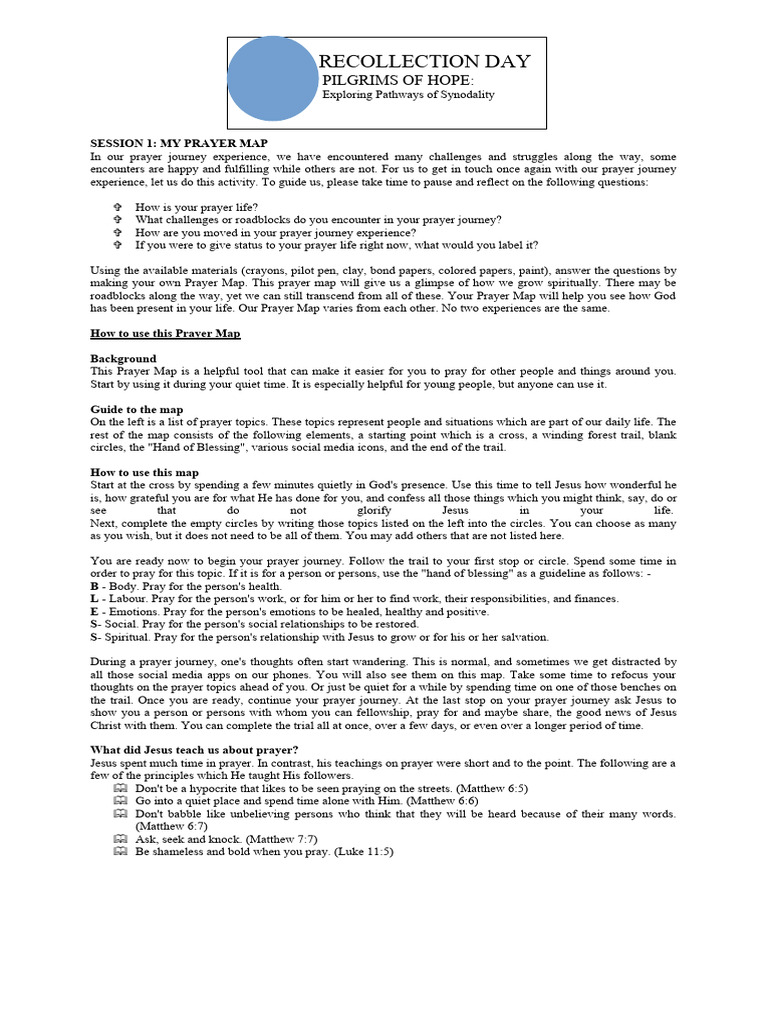 Recollection Templates | PDF | Confession (Religion) | Penance