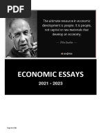 Economics Paper 2 Grade 12 Essays | PDF | Oligopoly | Profit (Economics)