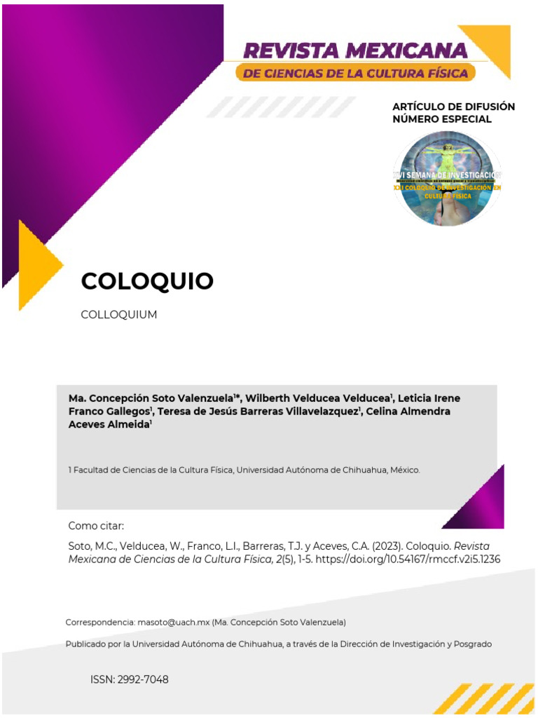 Coloquio 2023 | PDF | Vida | Evaluación