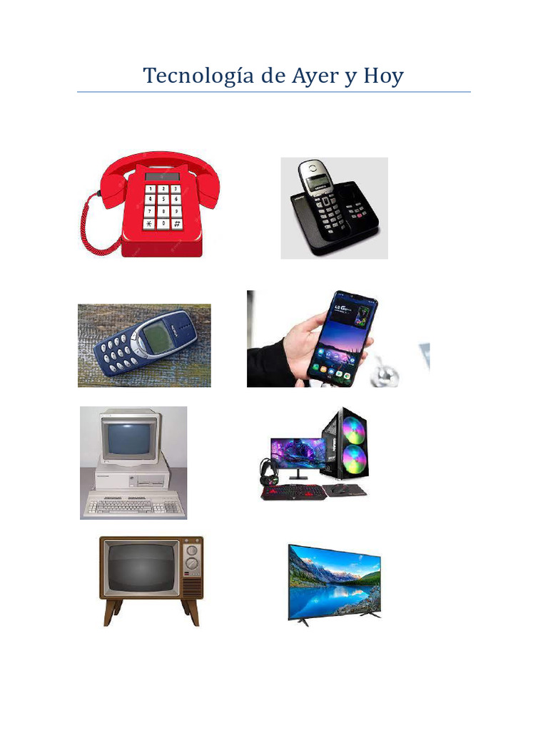 Tecnología de Ayer y Hoy | PDF