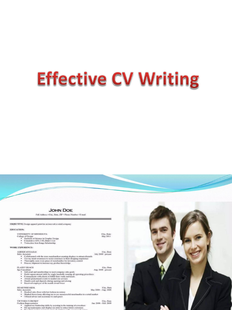 Effective CV Writing | PDF