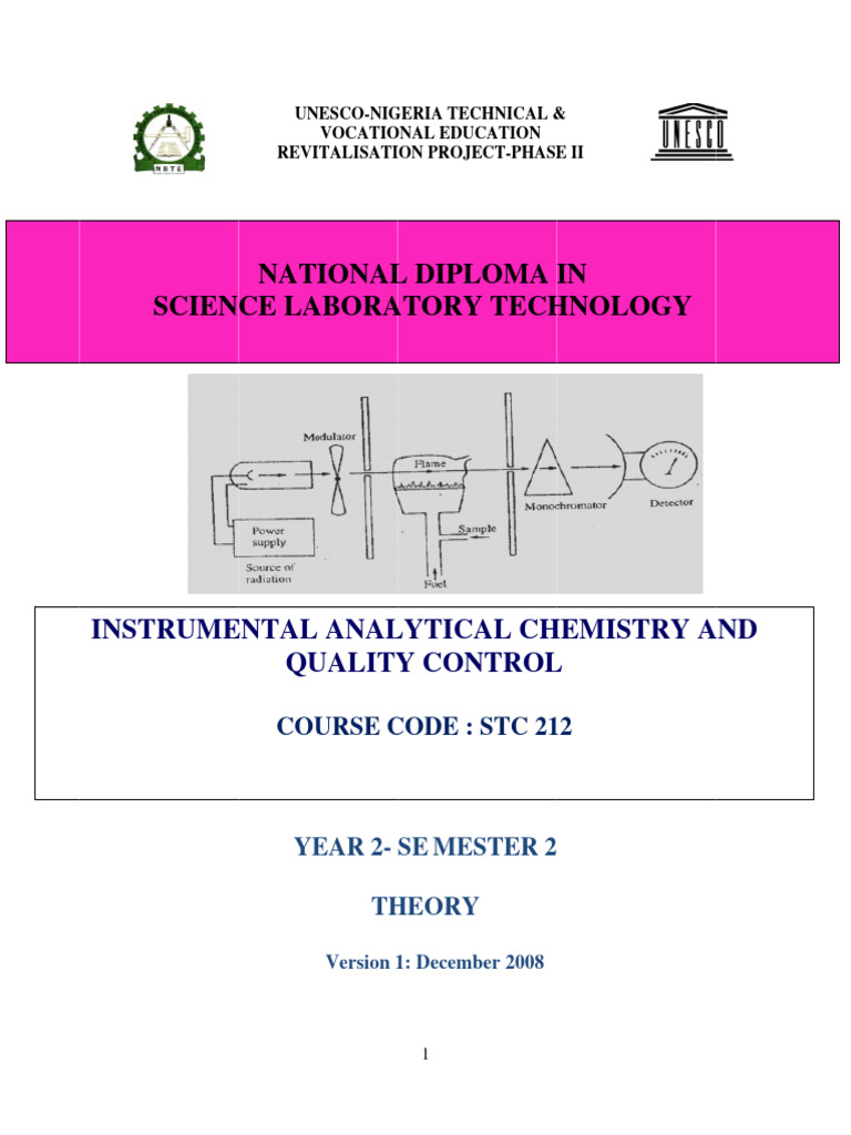 STC 212 Theory-1-1 | PDF | High Performance Liquid Chromatography | Gas Chromatography