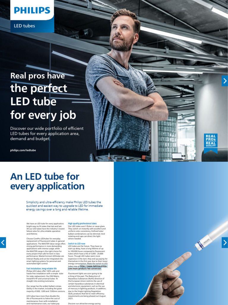 Explore The Entire Range of LED Tubes | PDF