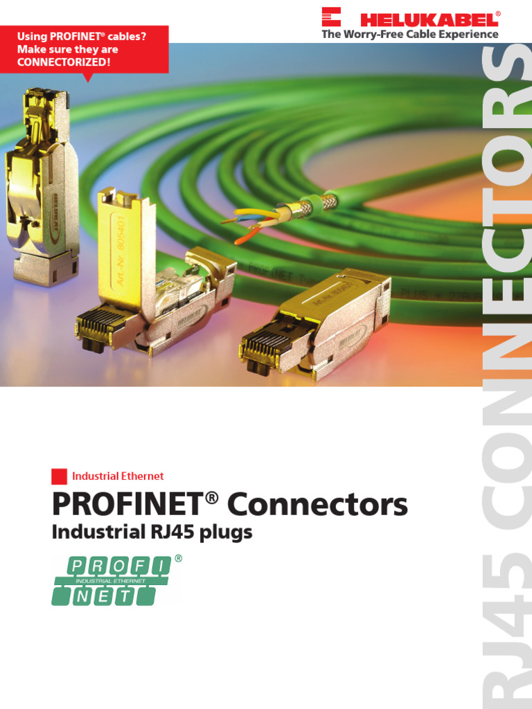 rj45 Profinet Connectors | PDF | Technology & Engineering