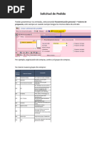 Guía de Liberación de Solped en SAP | PDF | Informática