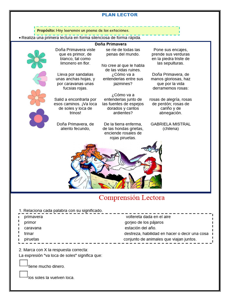 Ficha Plan Lector | PDF