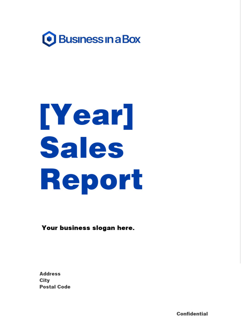 Sales Report D13236 | Download Free PDF | Cost Of Goods Sold | Revenue