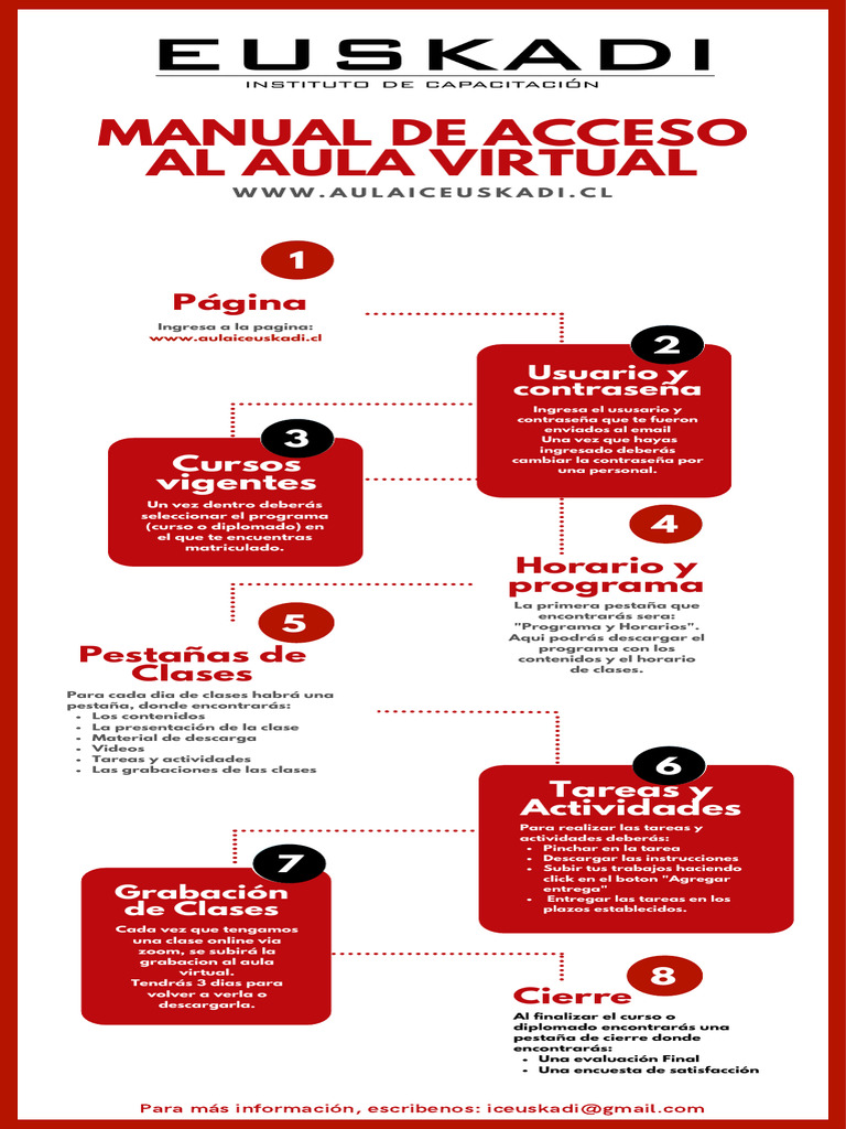 Manual de Acceso Aula Virtual | PDF