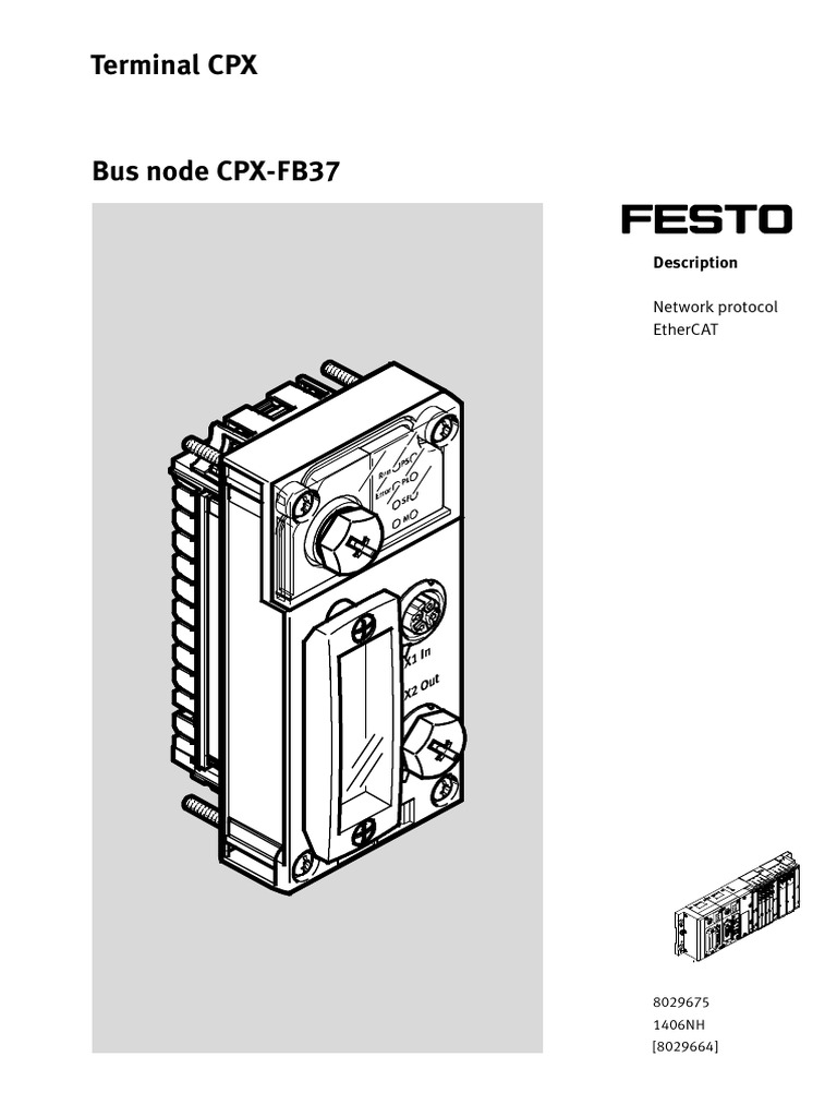 Festo - CPX-FB37 - 2014-06 - 8029675g1 | PDF | Computer Network | Computing