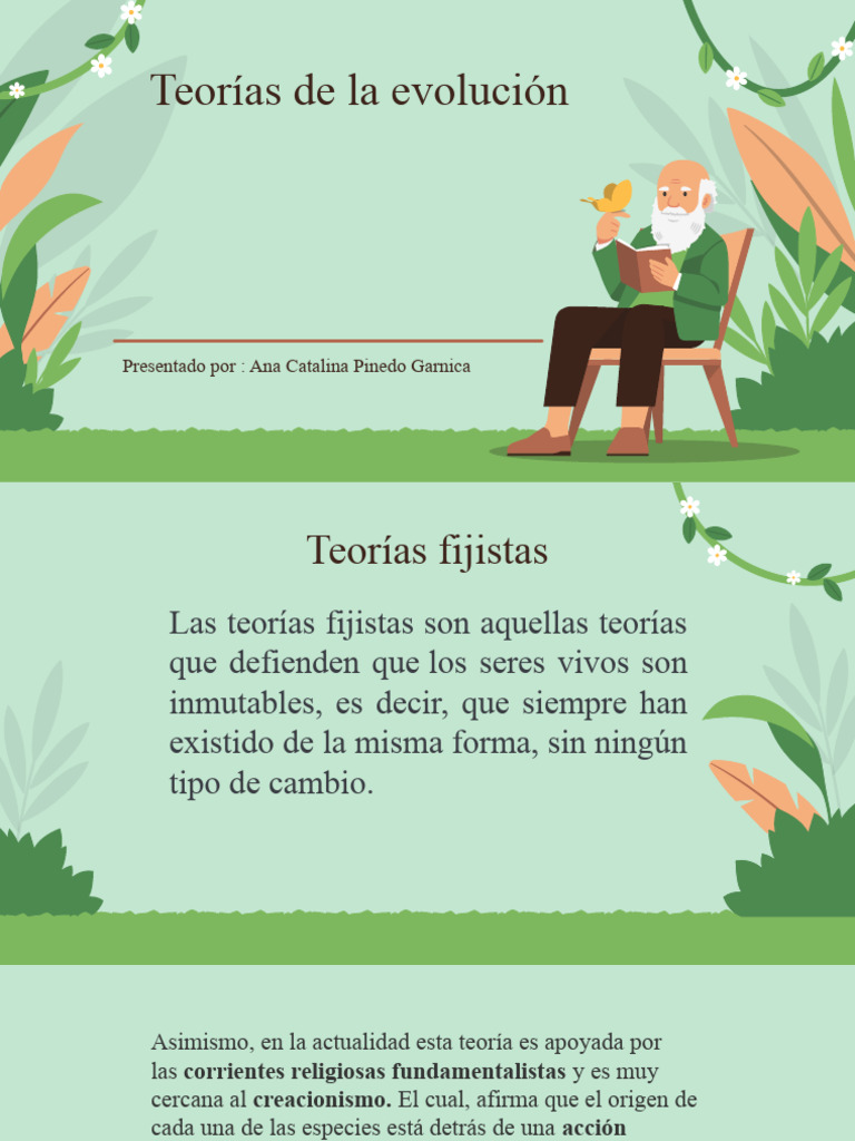 Teorias Evolucionistas | PDF | Evolución | Genética