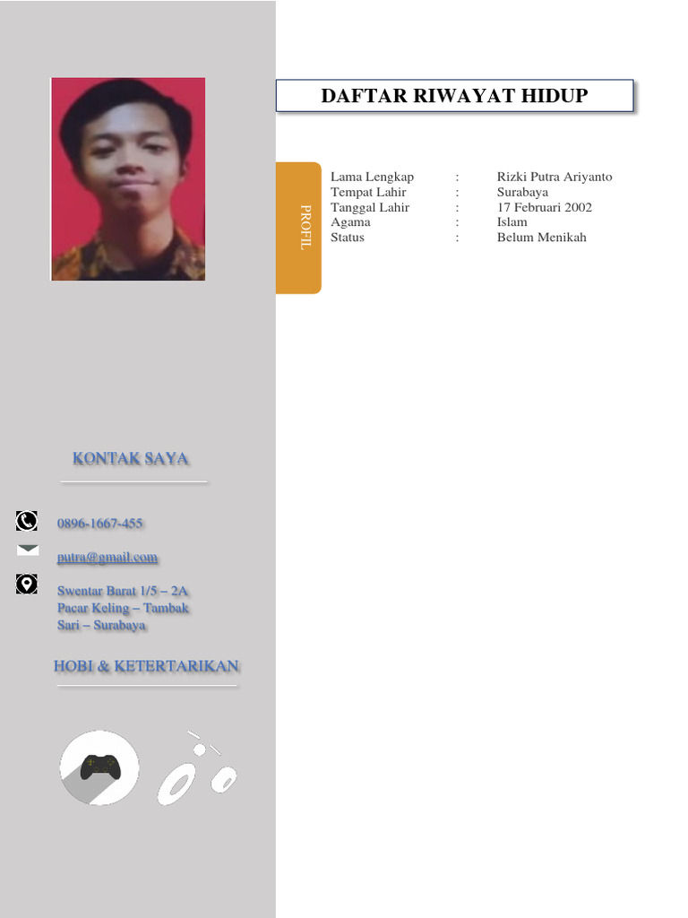 Profil Rizki Putra Ariyanto | PDF