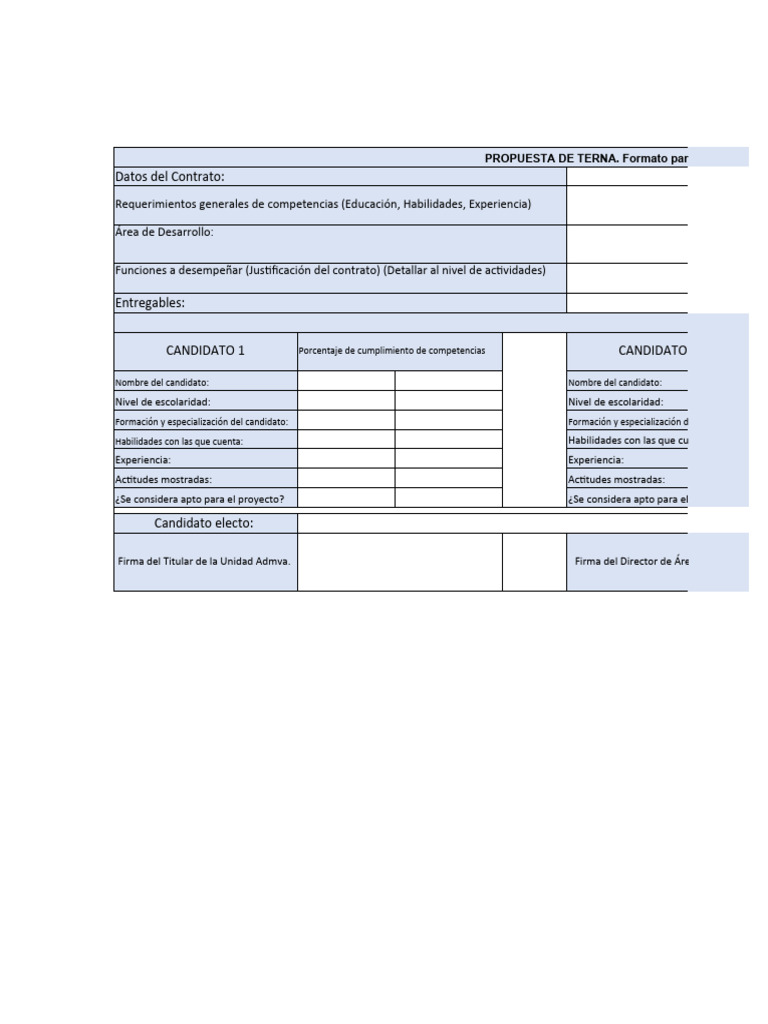 Formato de Terna 1 | PDF