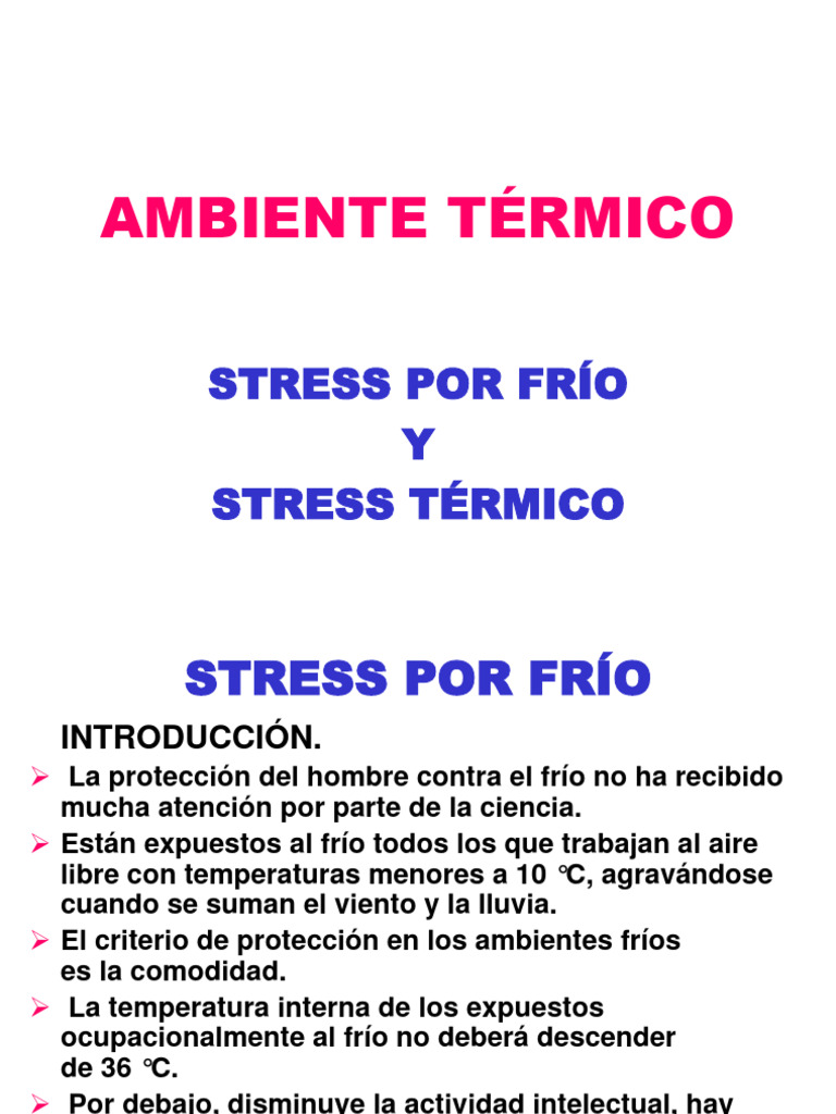 AMBIENTE TERMICO | PDF