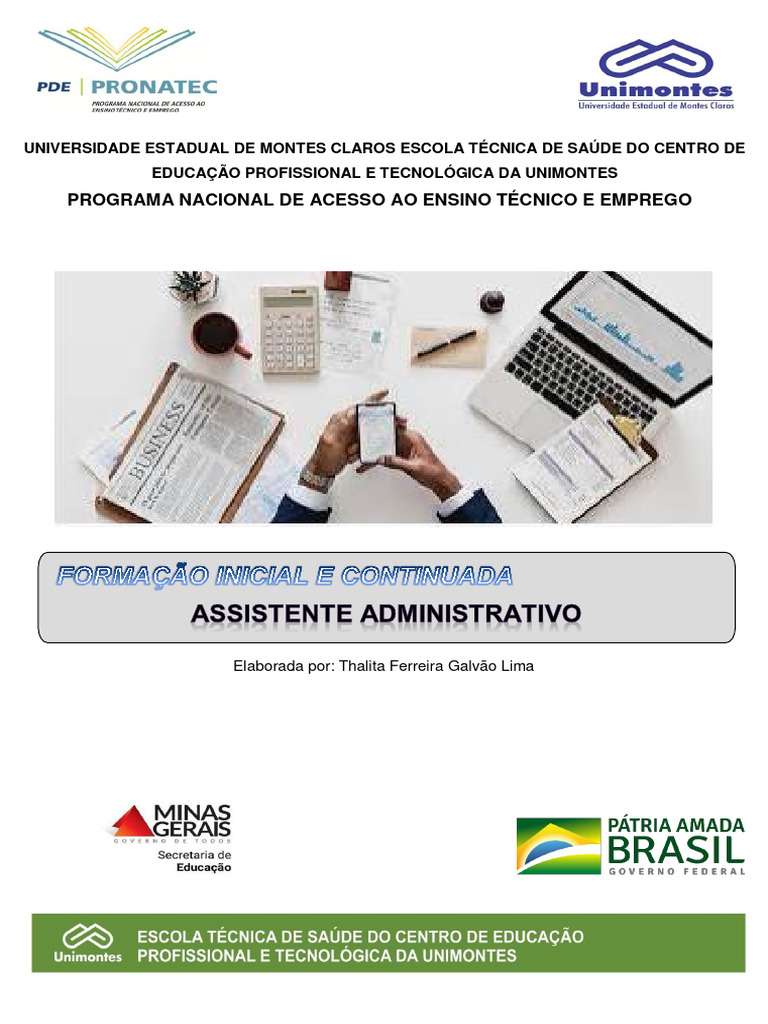 Apostila Assistente Administrativo - Thalita | PDF