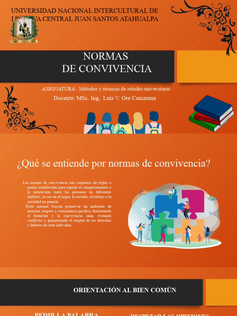Normas de Convivencia | PDF