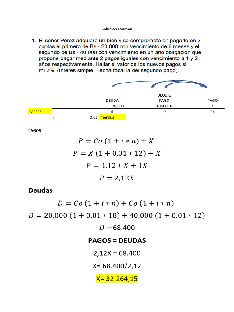 Solución Examen Previo | PDF