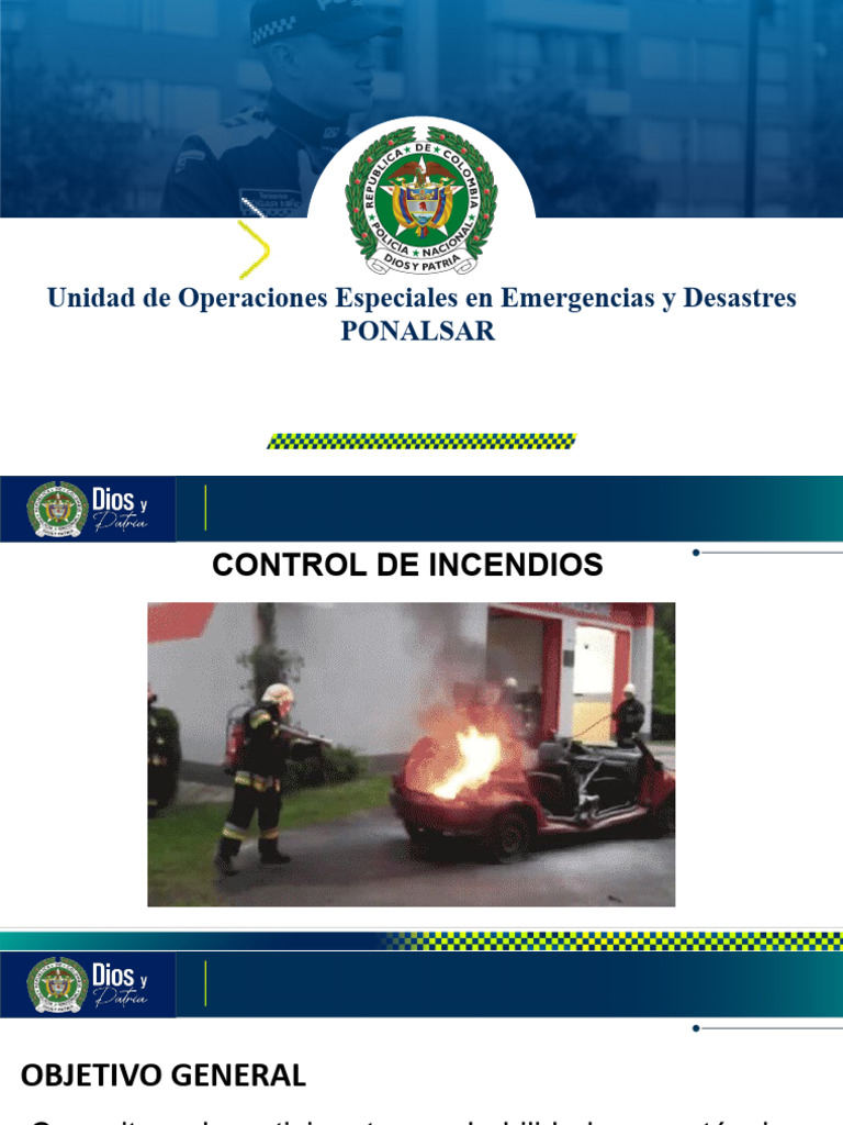 Presentacion Control de Incendios | PDF