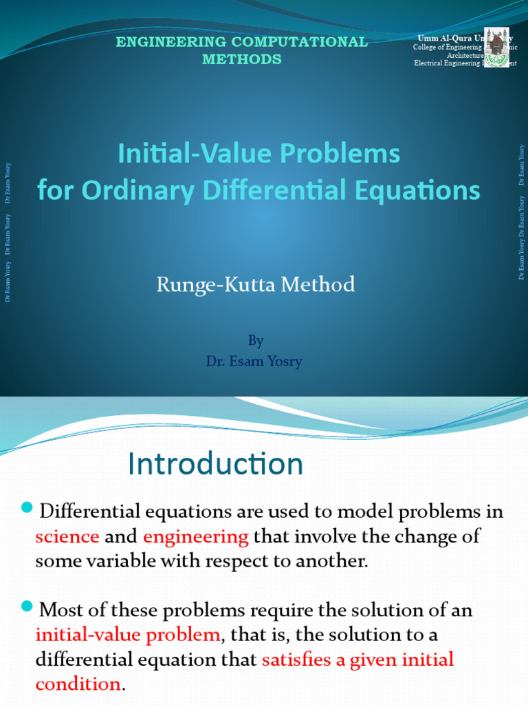 Lec#8 Runge Kutta ODE Solution | PDF