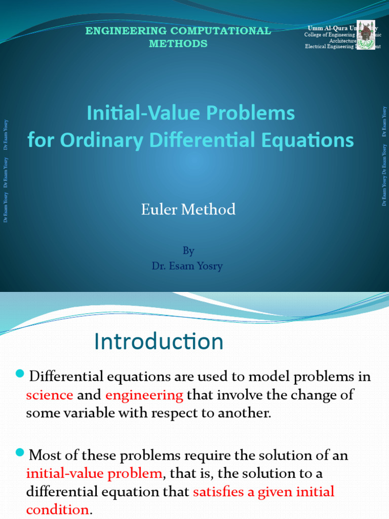 Lec#7-Euler ODE Solution | PDF