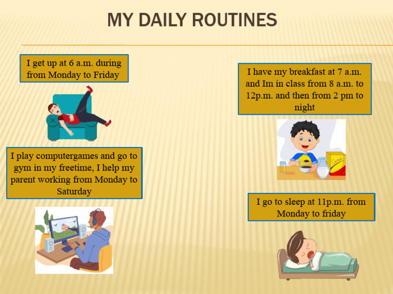 My Daily Routines - Luis Rondón C1 | PDF