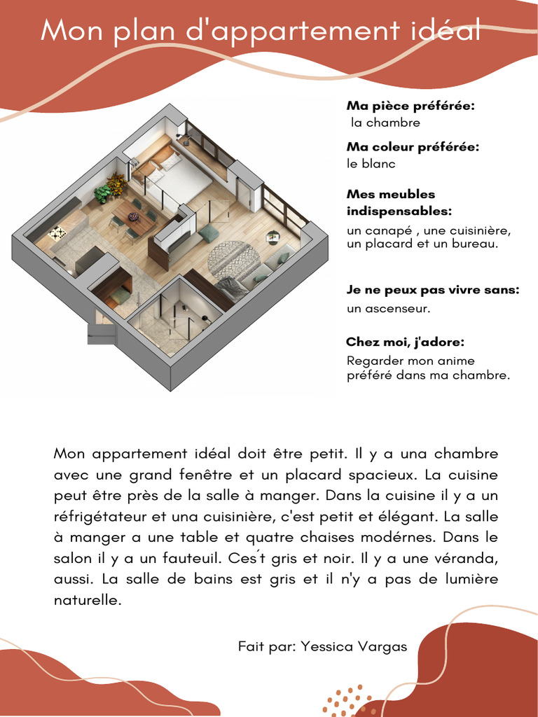 Mon Plan D'appartement Idéal | PDF