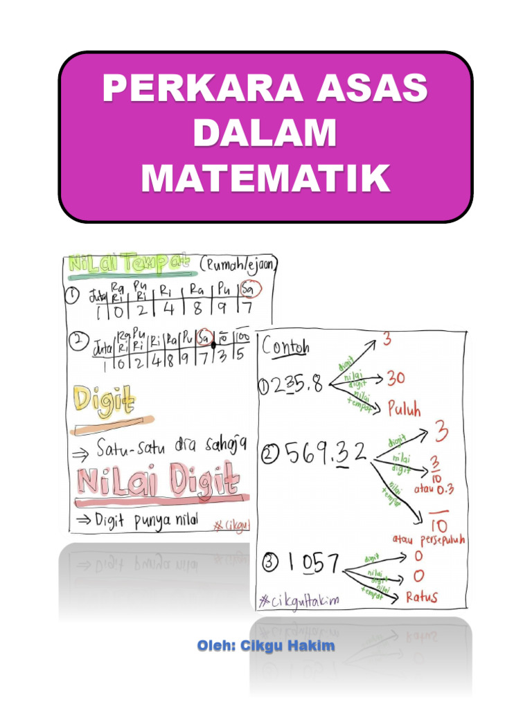 Perkara Asas Dalam Matematik | PDF