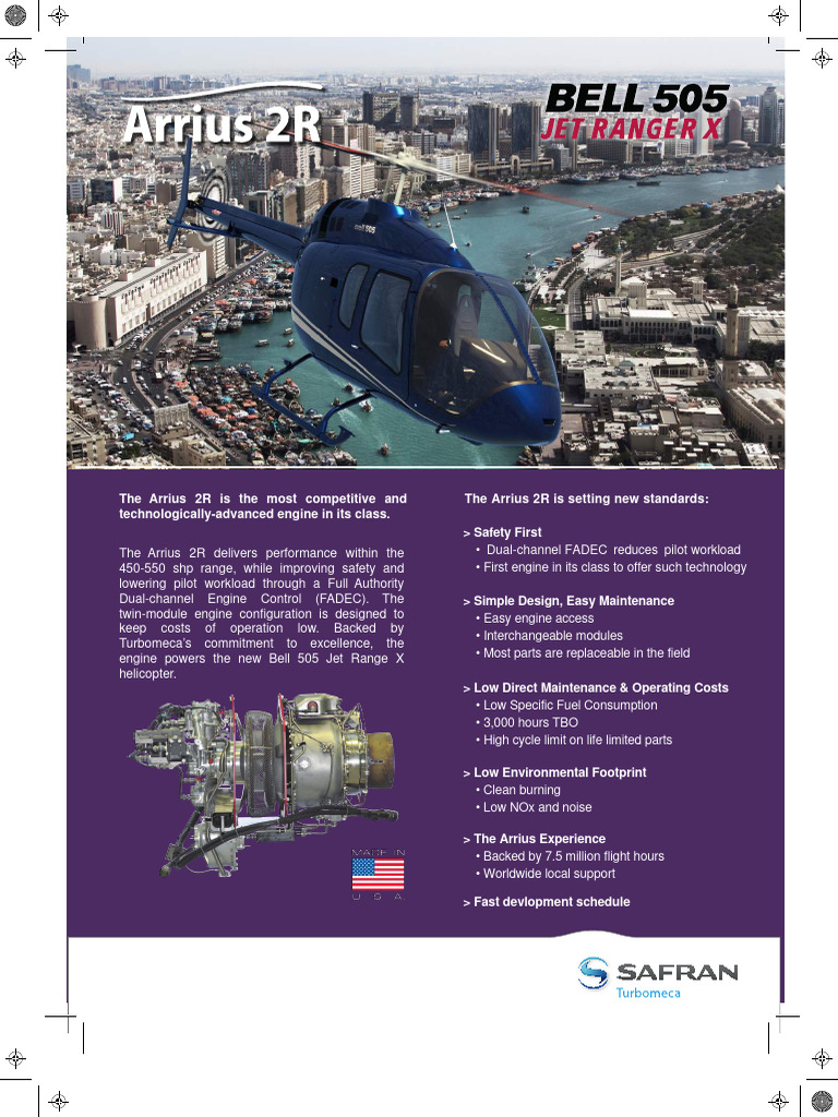 Arrius 2R Brochure | PDF | Engines | Jet Engine