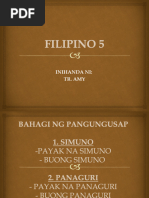 Lantay Pahambing Pasukdol Grade5 Worksheet | PDF