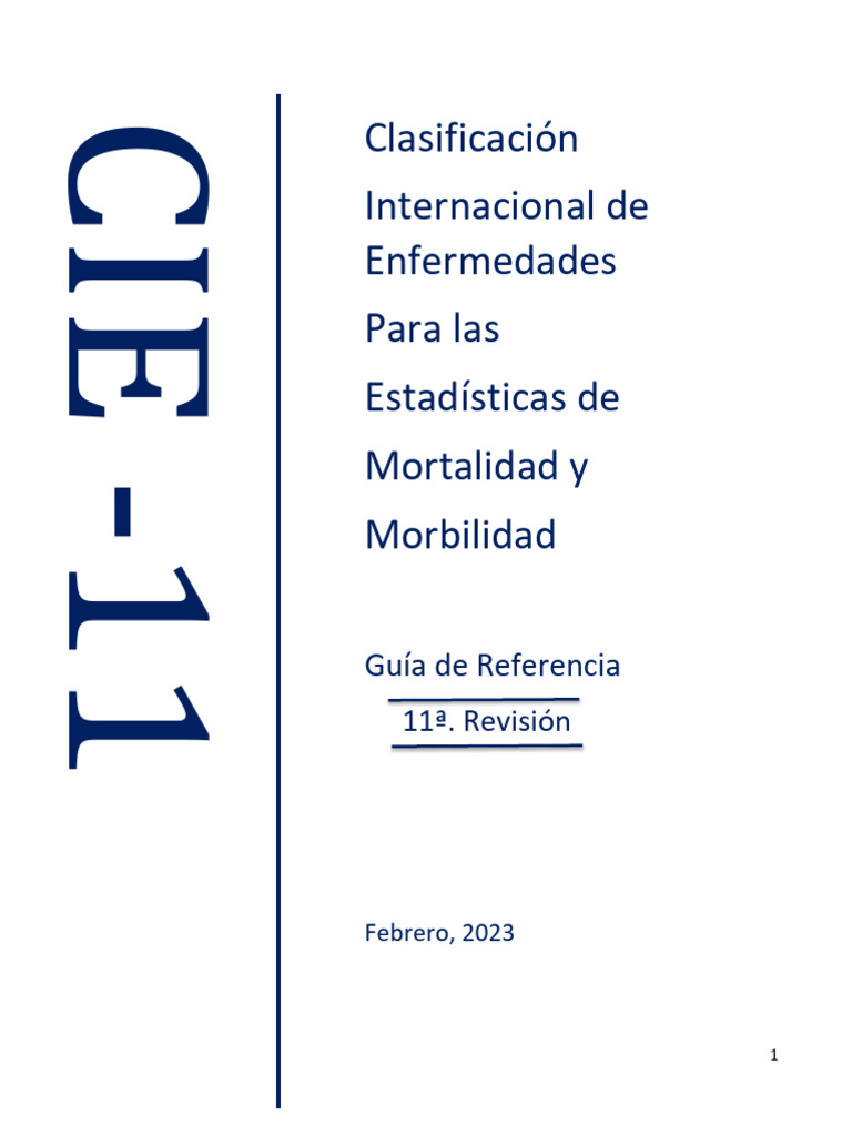 GuiaReferencia CIE 11 Feb2023 | PDF | Metástasis | Feto