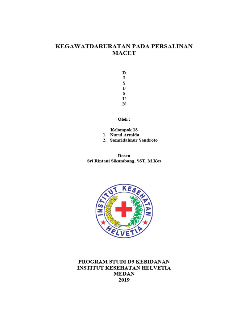 KELOMPOK 18 Kegawatdaruratan Partus - Macet | PDF