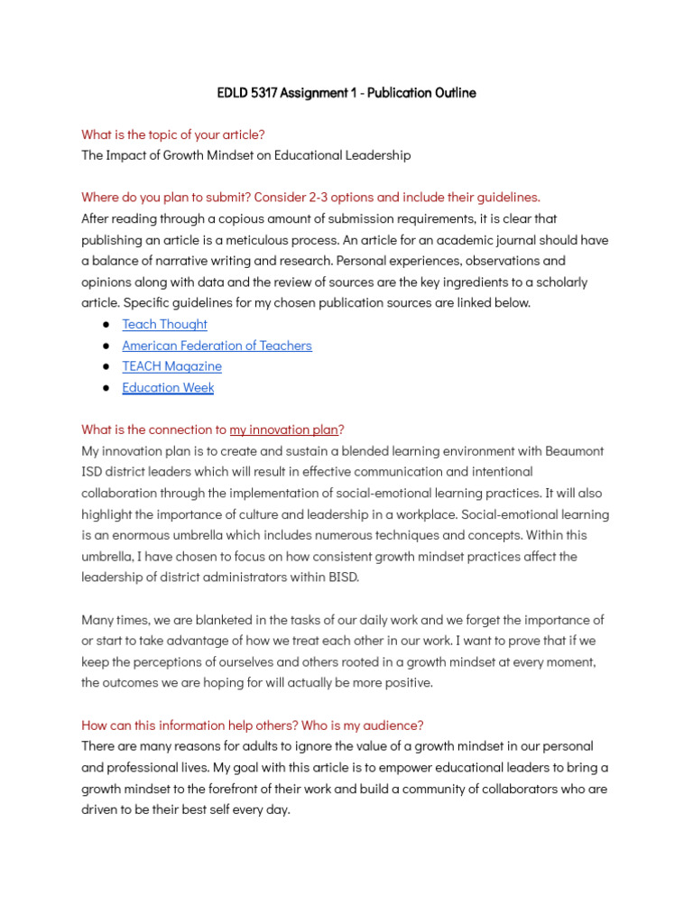 Publication Outline P | PDF