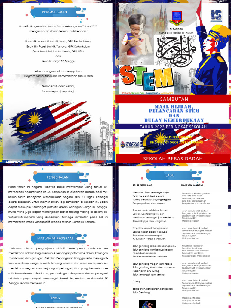 buku program pelancaran bulan kemerdekaan 2023 pdf | PDF