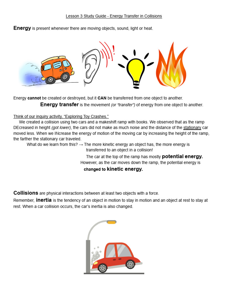 Science Unit 1 Lesson 3 Study Guide | PDF