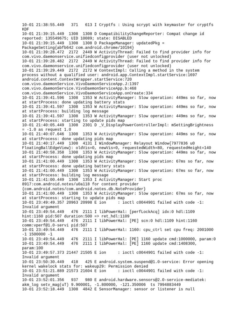 Log | PDF | Operating System Technology | Computer Engineering
