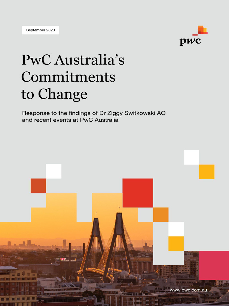PWC Australia - Management Response To Review | PDF | Governance ...