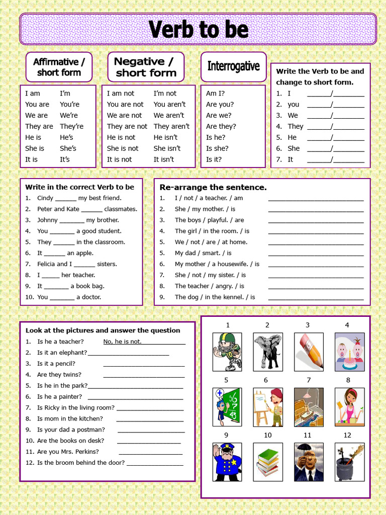 verb-to-be-grammar-convertido | PDF | Linguistics | Syntax