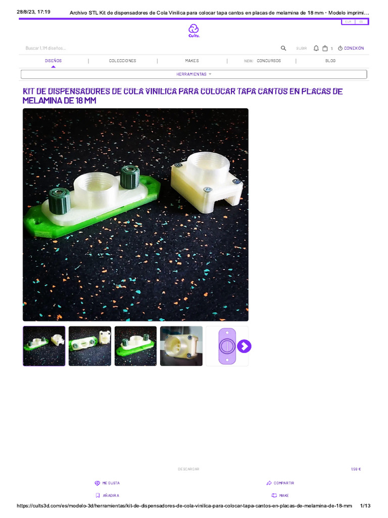 Archivo STL Kit de Dispensadores de Col.. | PDF
