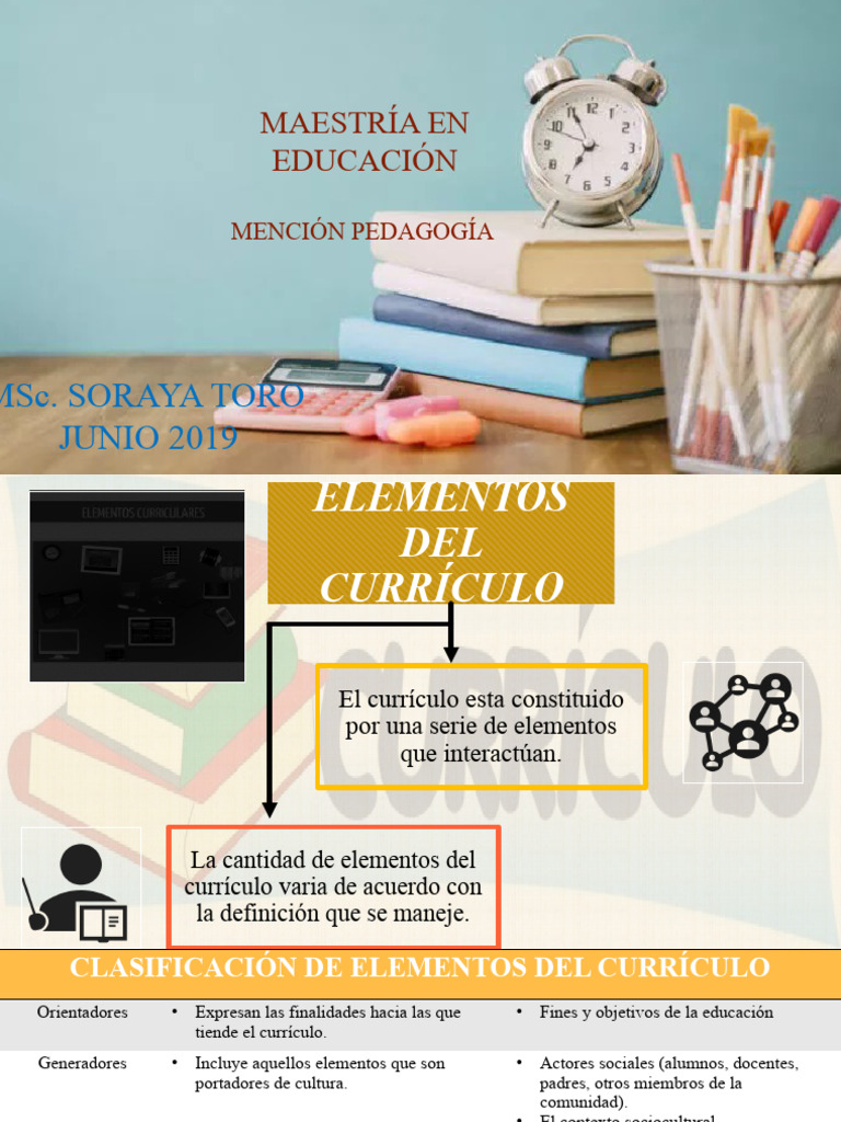 Elementos Curriculares-1 | PDF | Plan de estudios | Enseñando