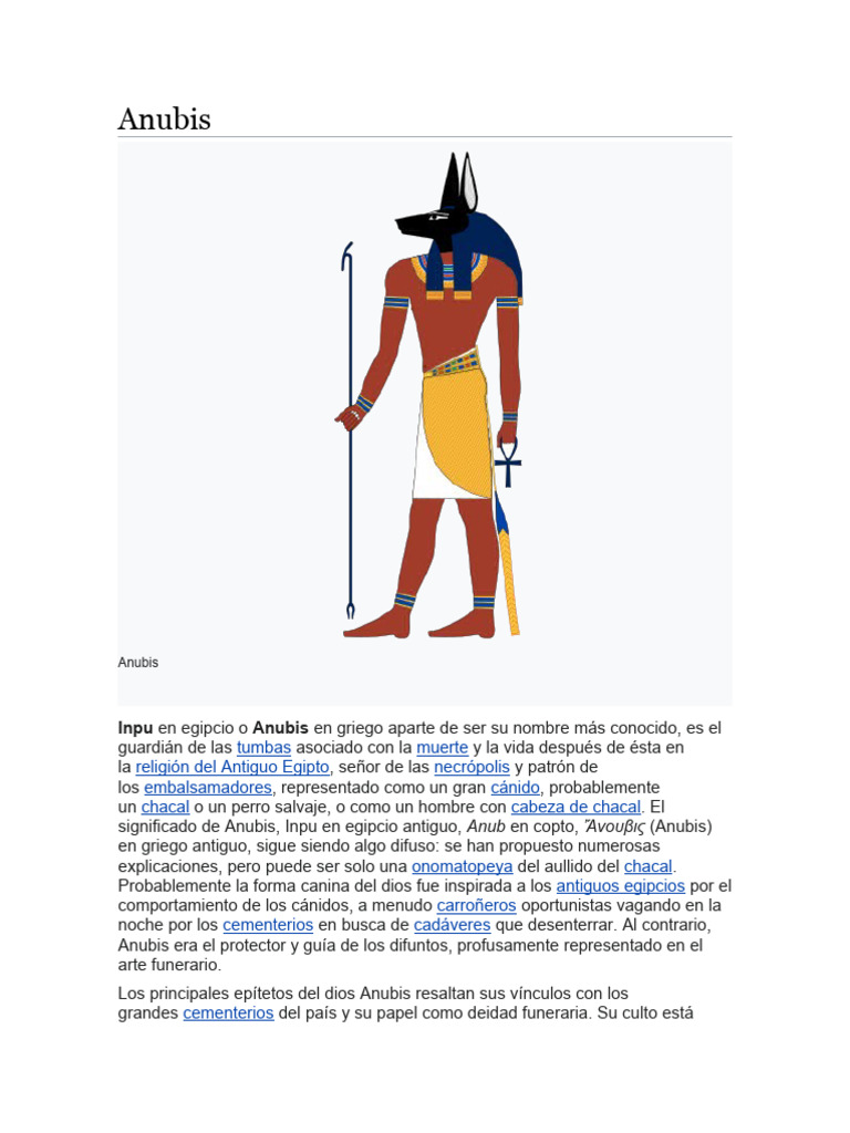 Anubis Investigación | PDF