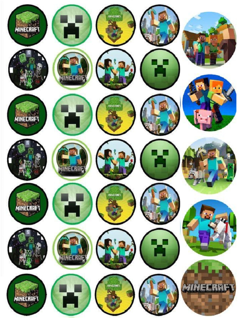 adhesivos minecraft | PDF