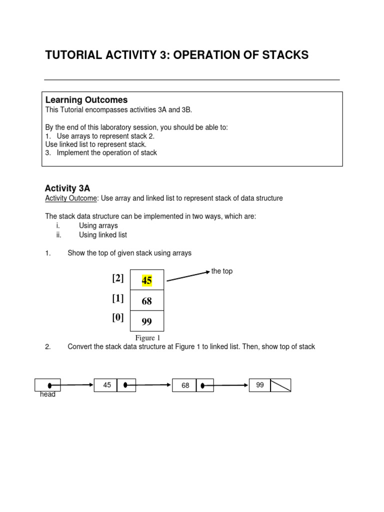 Tutorial Activity Stack Pdf 