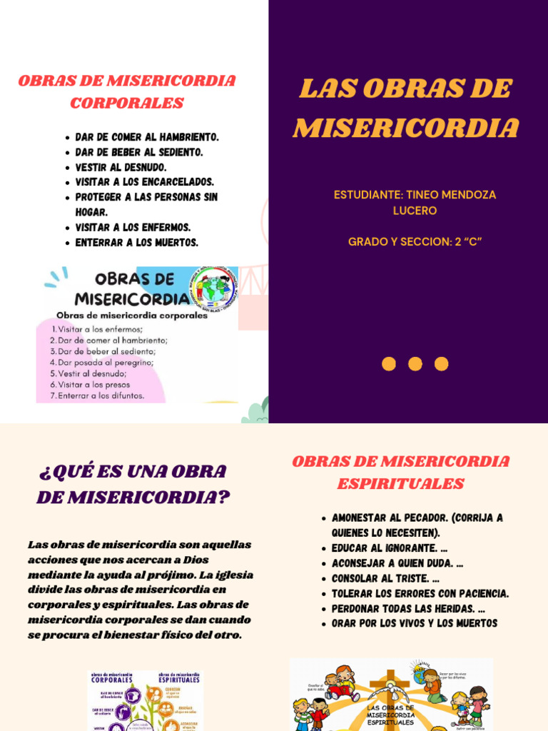 Obras de Misericordia | PDF