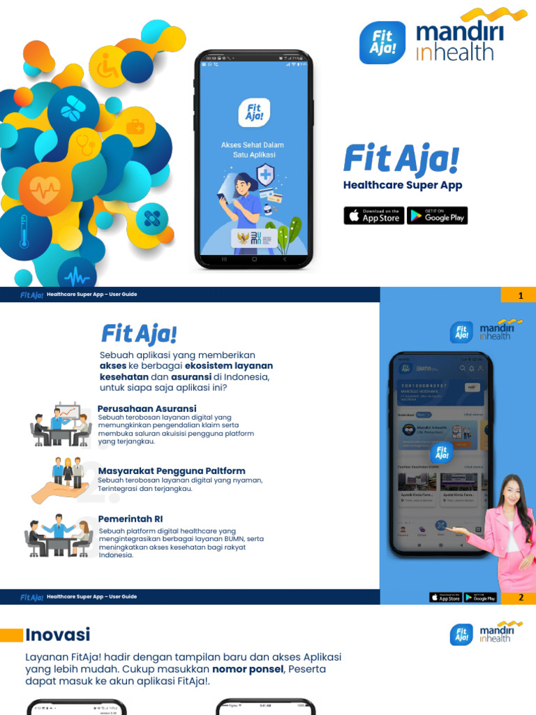 Healthcare Super Apps FitAja! | PDF