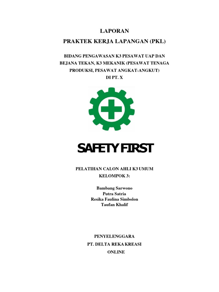 LAPORAN PKL KEL 3 Revisi | PDF