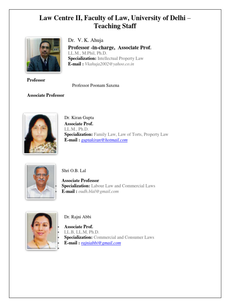 Associate Professor | PDF | Qualifications | Legal Education