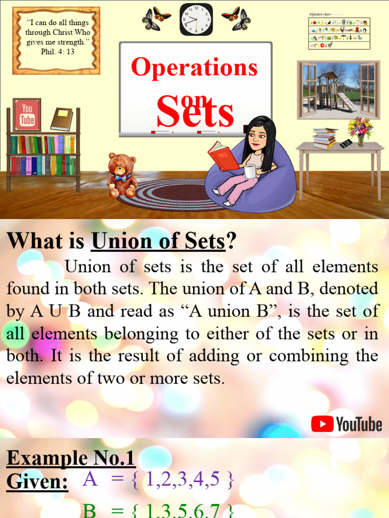 Operations On Sets | PDF | Mathematical Concepts | Mathematics