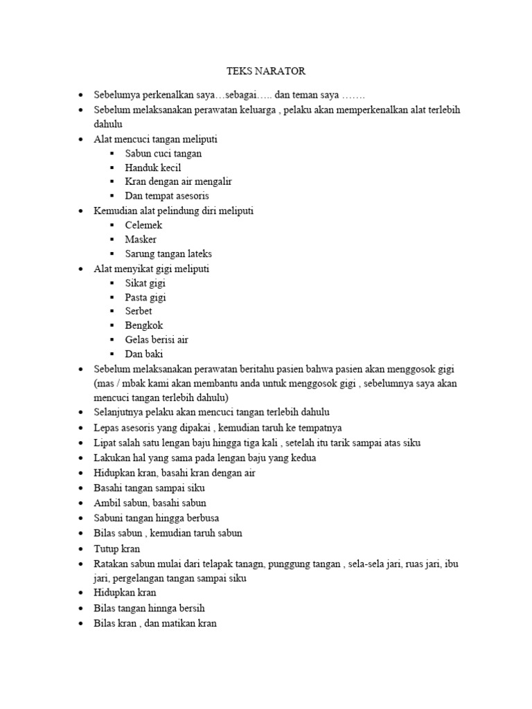 Teks Narator | PDF