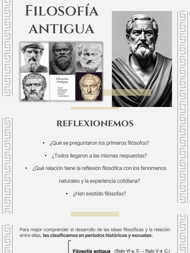 Filosofia Antigua | PDF | Filosofía griega antigua | Pitágoras